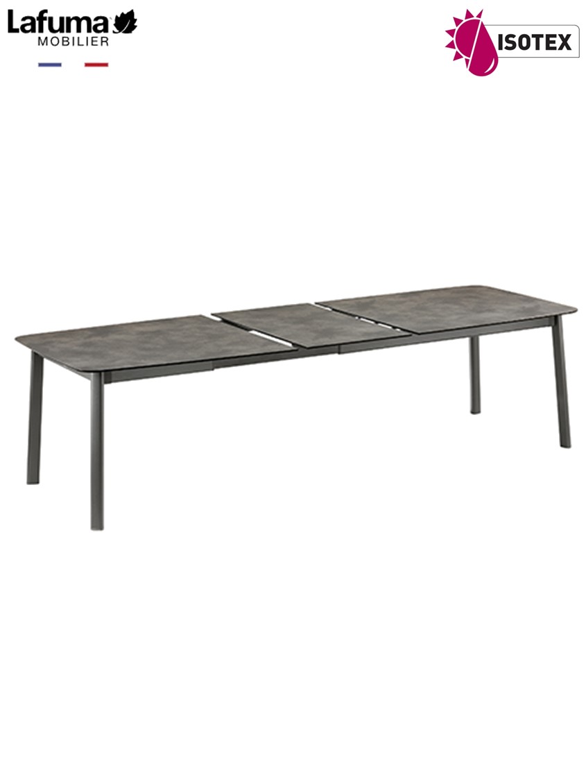 Table Repas Extensible Lafuma Ancône - Coloris Fusain/Titane