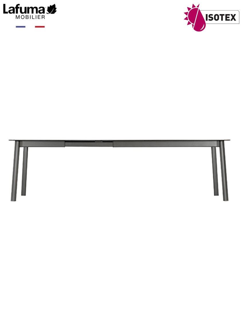 Table Repas Extensible Lafuma Ancône - Coloris Fusain/Titane